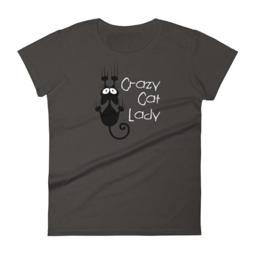Crazy Cat Lady Cat Lovers Funny T-Shirt • Cosmic Frogs Vinyl
