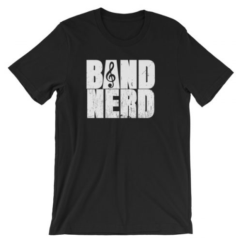 Band Nerd Funny Marching Band Geek Treble Clef T-Shirt • Cosmic Frogs Vinyl