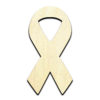Awareness Ribbon - Laser Cut Out Unfinished Wood Shape Craft Supply ...
