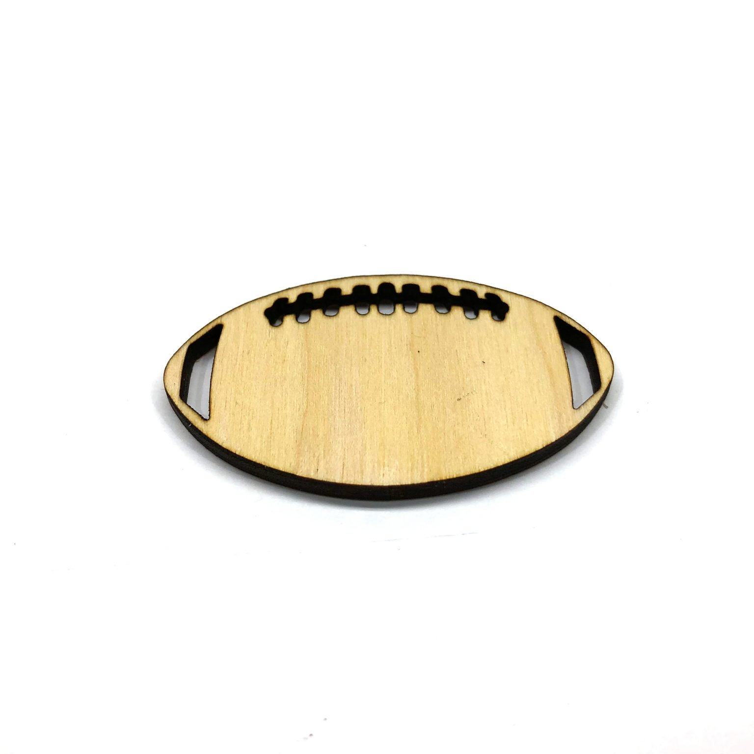 Football - Laser Cut Out Unfinished Wood Shape Craft Supply • Cosmic ...