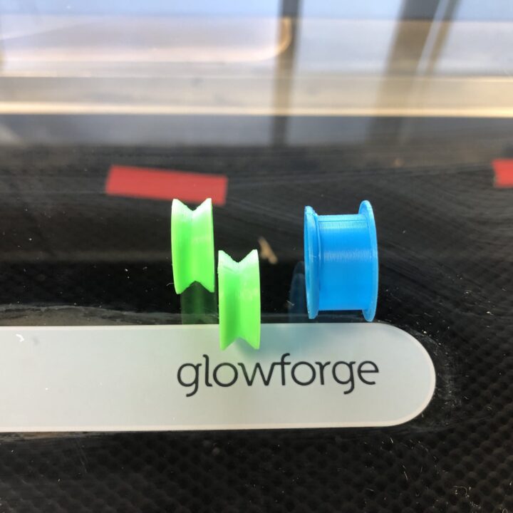 Glowforge Replacement Spare Wheel Kit Belt Right Side and Gantry Wheels ...