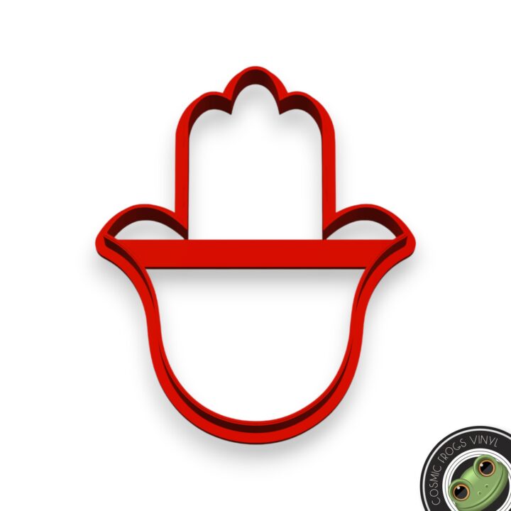 Hamsa Hand Shaped Cookie Cutter • Cosmic Frogs Vinyl