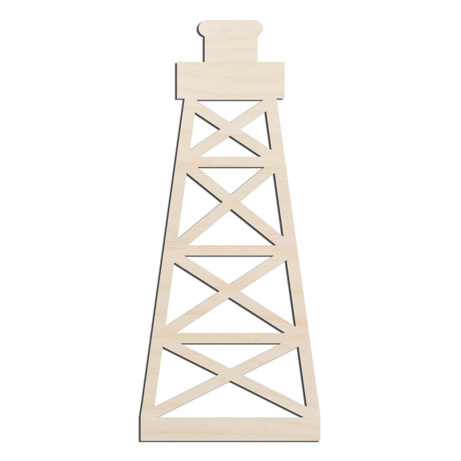 Oil Rig Laser Cut Out Unfinished Wood Shape Craft Supply • Cosmic Frogs ...